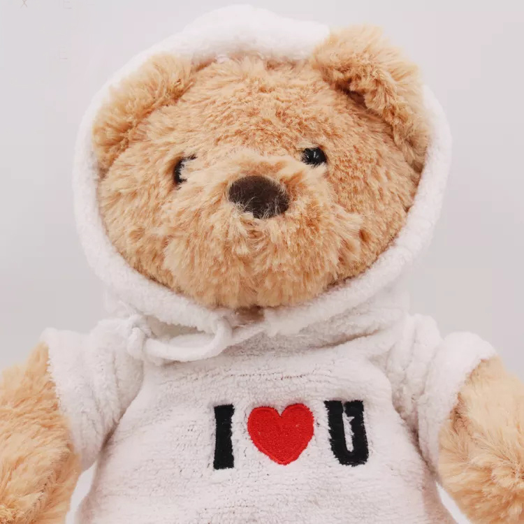 High Quality OEM ODM Teddy Bear Plush Toy with Hoodie – Custom Plush ...
