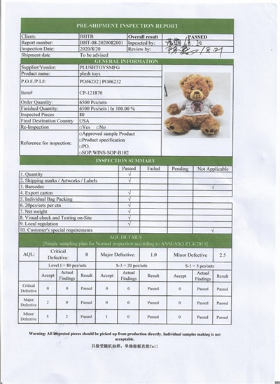 Product complaints & Quality Guarantee - Custom Plush Toys Manufacturer ...